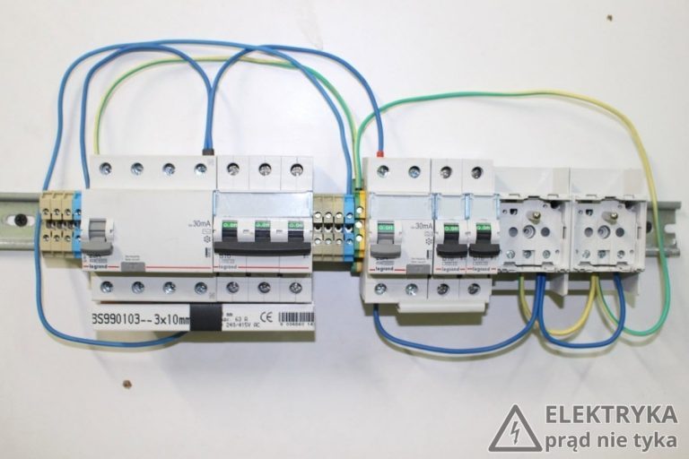 Instalacja wyłącznika różnicowoprądowego