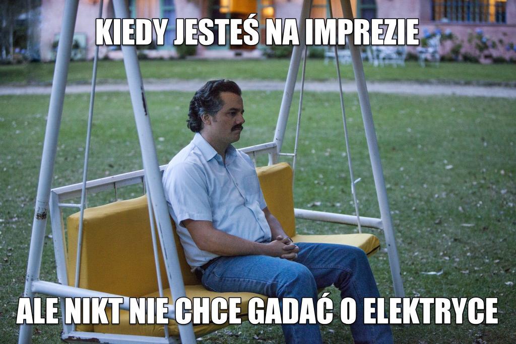 Elektryk na imprezie