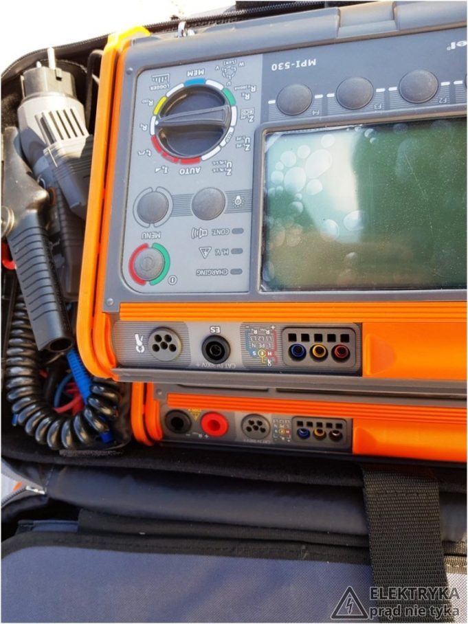 Pomiary z MPI-530 - miernikiem parametrów instalacji firmy SONEL