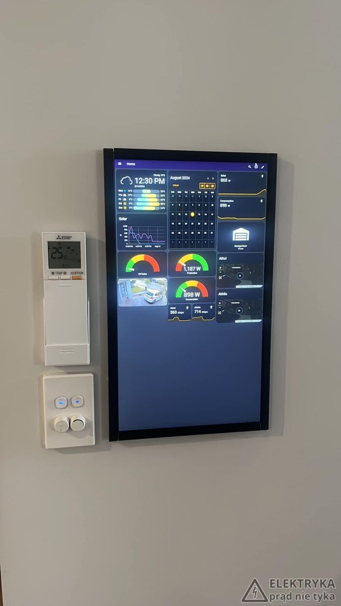 Panel dotykowy 18.5"do Home Assistant